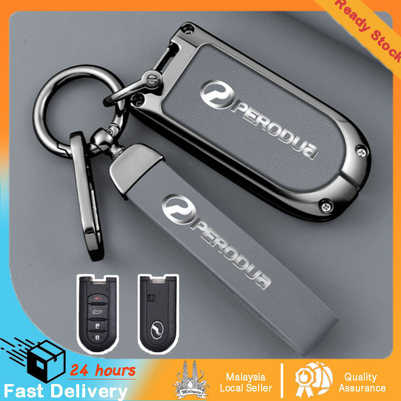 Perodua Car Key Case Sarung Kunci 2018 - 2023 MYVI / Axia Aruz / Bezza ...