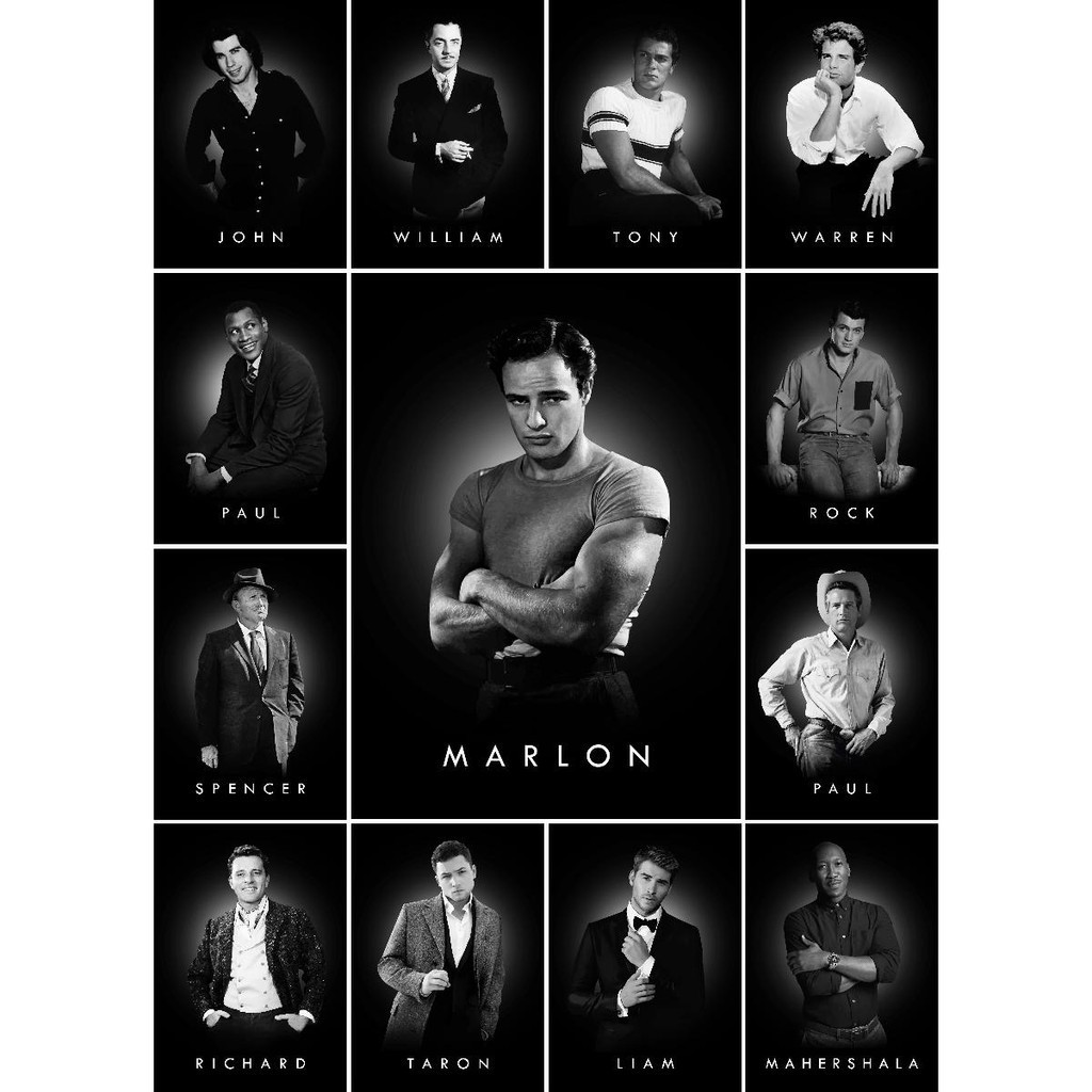 Poster Cetakan Seni Pop Marlon Brando - Hiasan Dinding Bergaya untuk ...
