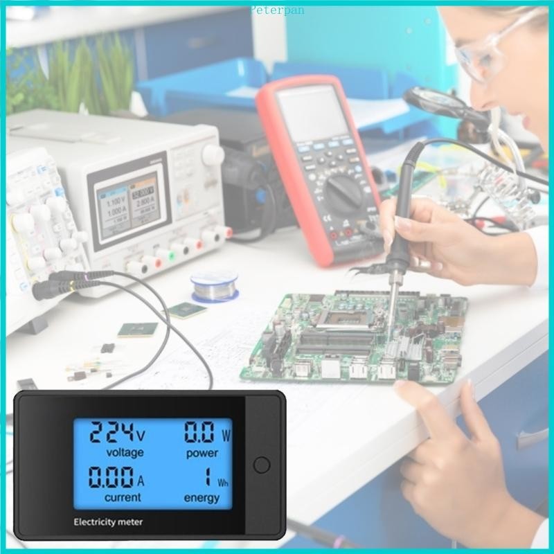 RPAN AC85-400V 0-20A 0-4400W 0-9999KWH Multimeter Digital Panel ...