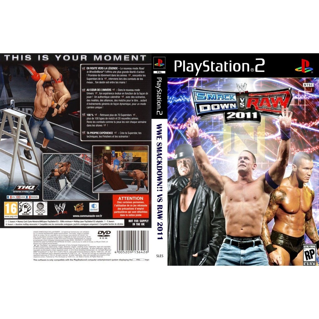 🔥PS2 Games CD DVD 🔥PS2 WWE SmackDown vs. Raw 2011 (Dvd Game) | Shopee ...