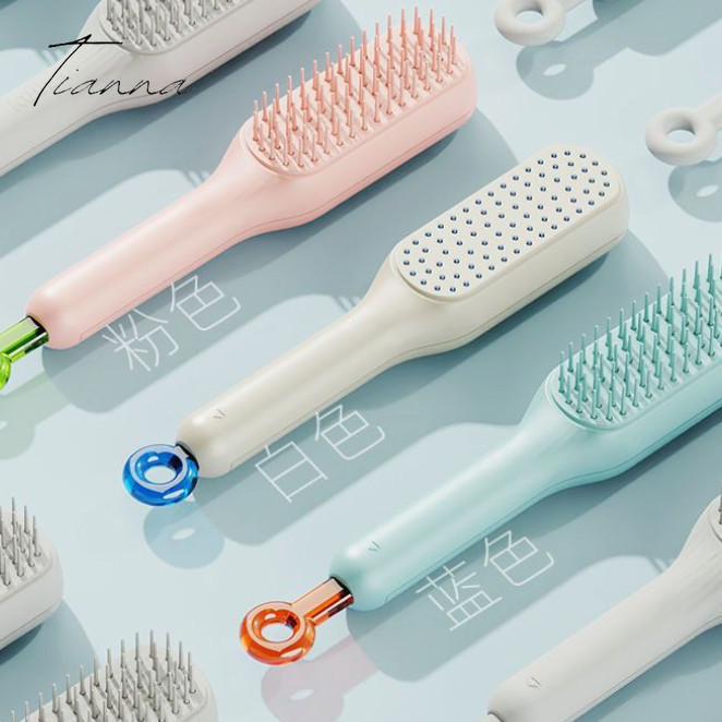Retractable Magic Comb Hair Cleaning No Hair Damage Anti-Static ...