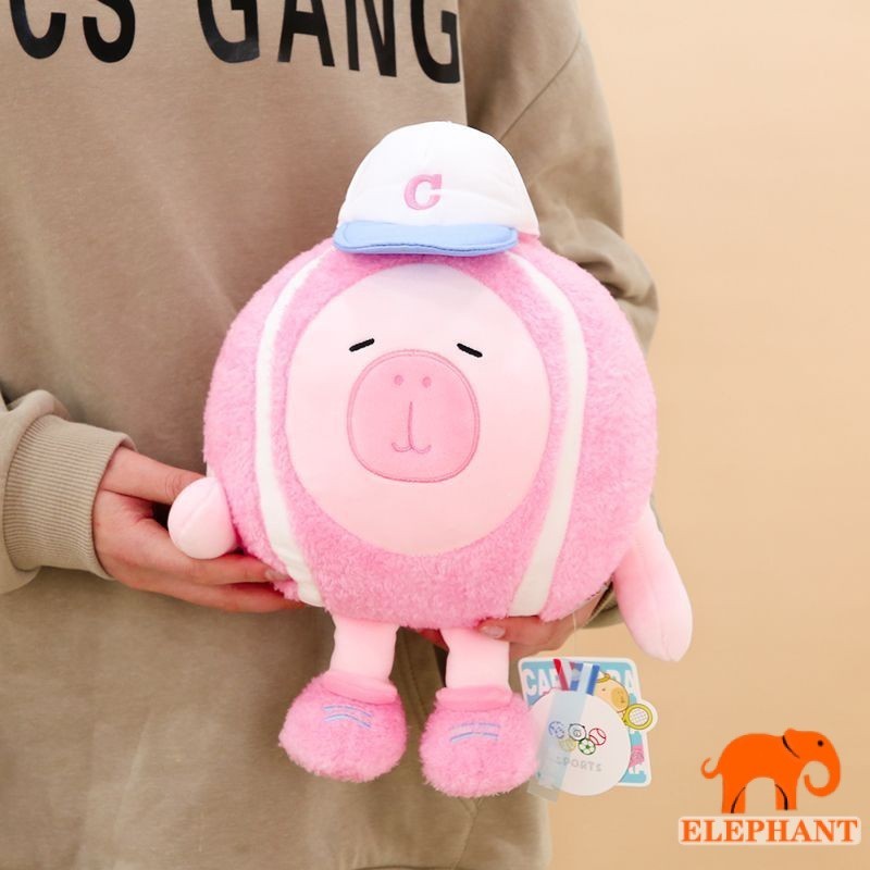 Xiaohongshu same style Sports Capybara Slug Bear Capabala Doll Egg puff ...