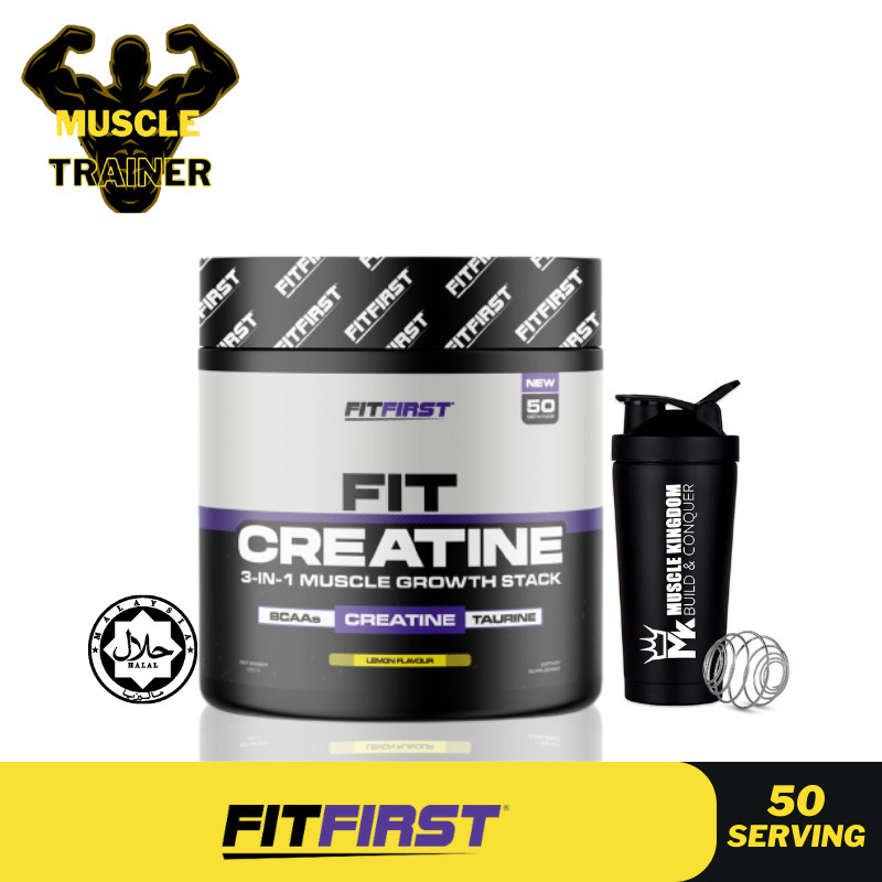 Fit First Fit Creatine Micronized 3 IN 1 Muscle Growth Stack Lemon ...