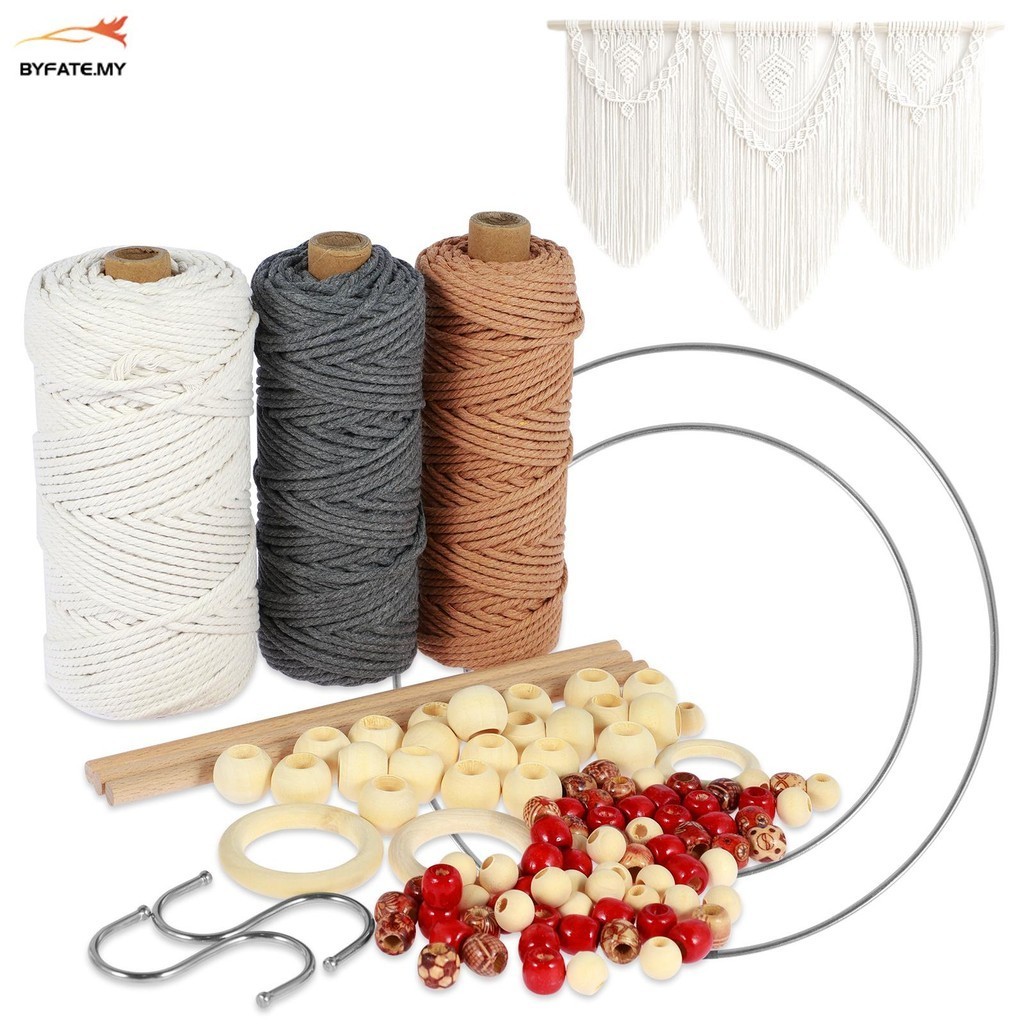 Macrame Kits for Adults Beginners DIY Macrame Kit with Macrame Rope ...
