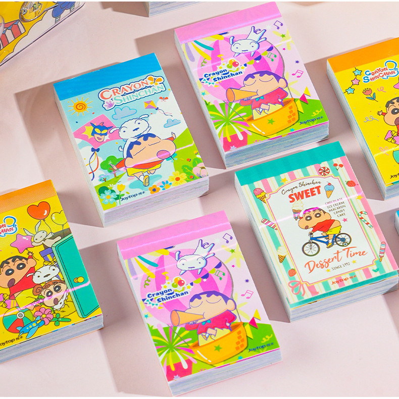 48pcs Crayon Shin-chan Mini Sticker Book Cartoon Washi Paper Stickers ...