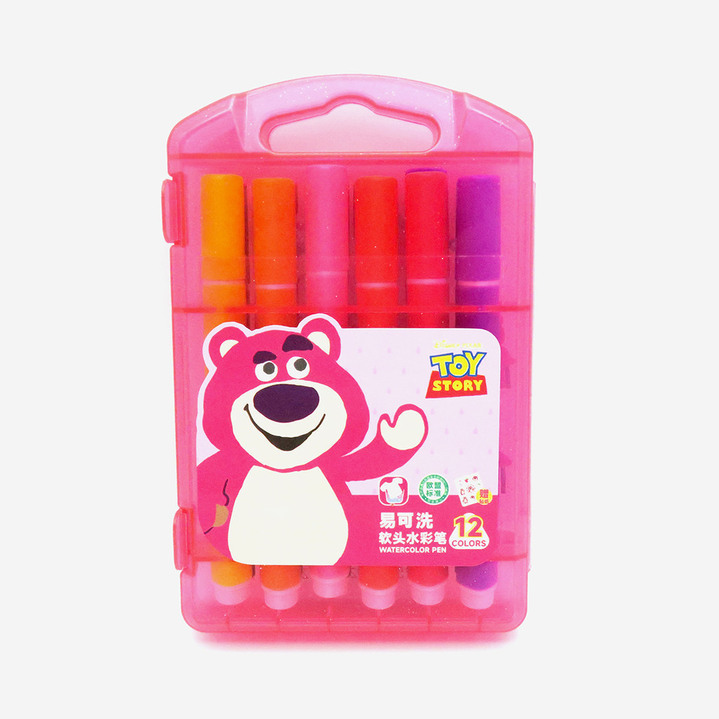 Disney Lotso Bear 12PCS Water Color Pen (DM24112T) | Shopee Malaysia