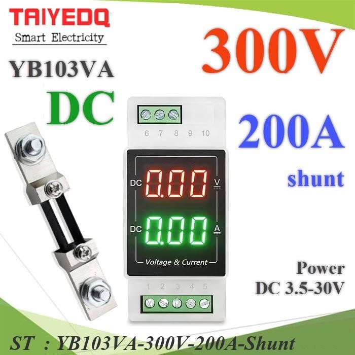 DC Digital Meter Measuring Range 300V Island Type Din Rail Circuit ...
