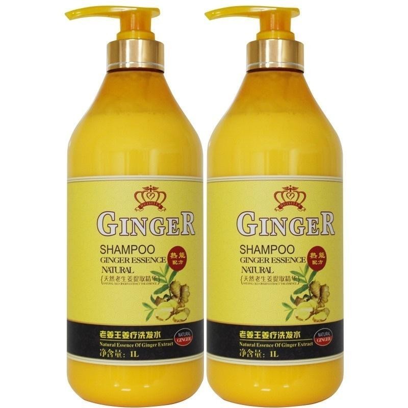 Ginger Shampoo Ginger Essence Natural Anti Hair Fall 1000ml Shopee Malaysia