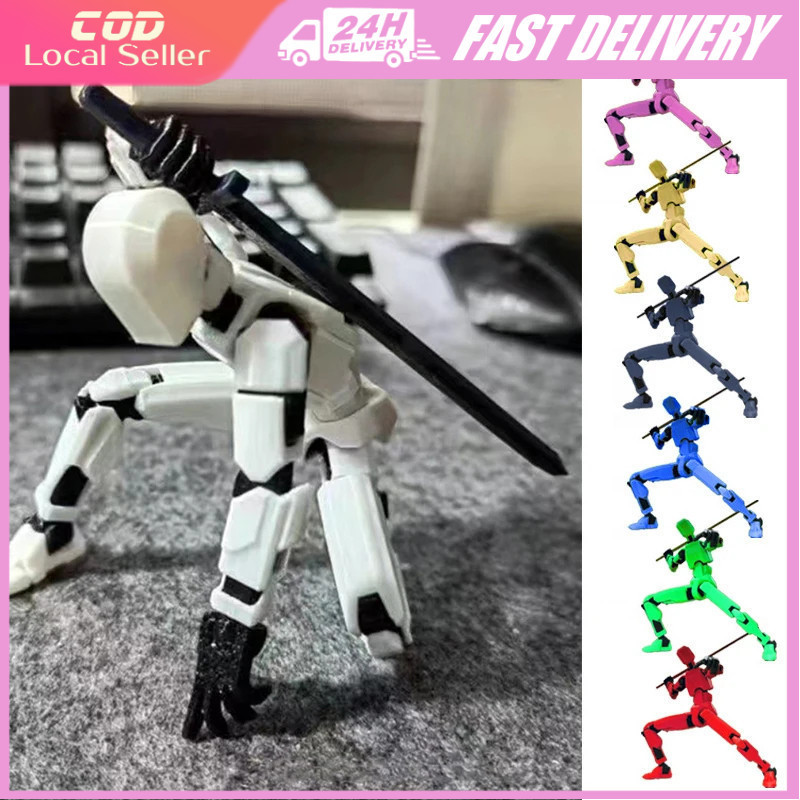 3D Printed Mannequin Joint Movable Figure Action Figure Assembe Toys ...