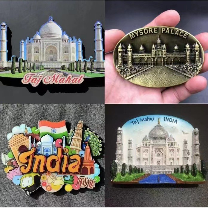 Refrigerator Magnets India Taj Magnets Tourist Souvenirs Resin ...
