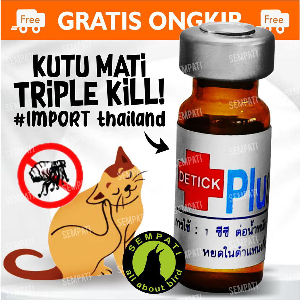 Detick Plus 1ml Medicine Drops For Animal Cat Dogs Cat Kitten Adult ...