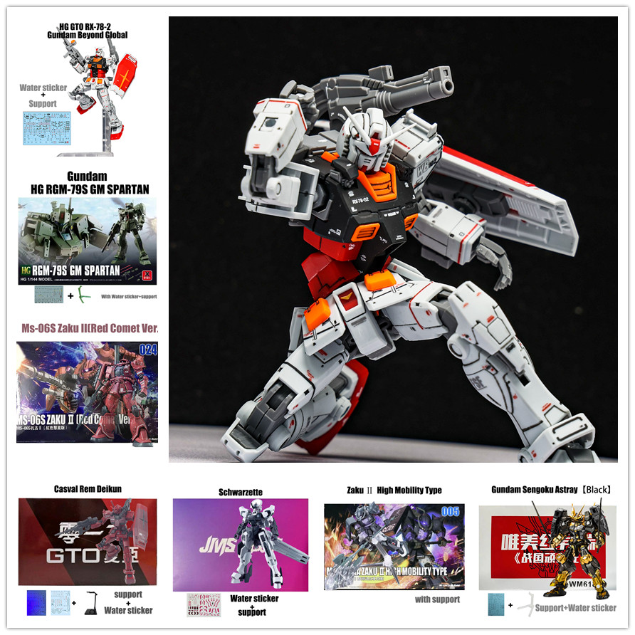 Hyaku Shiki Gundam HG RX-78-2 Beyond Global HG GM Spartan Char's Zaku ...