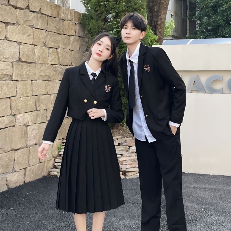 Graduation Class Uniform High School Student Female College Suit Long ...
