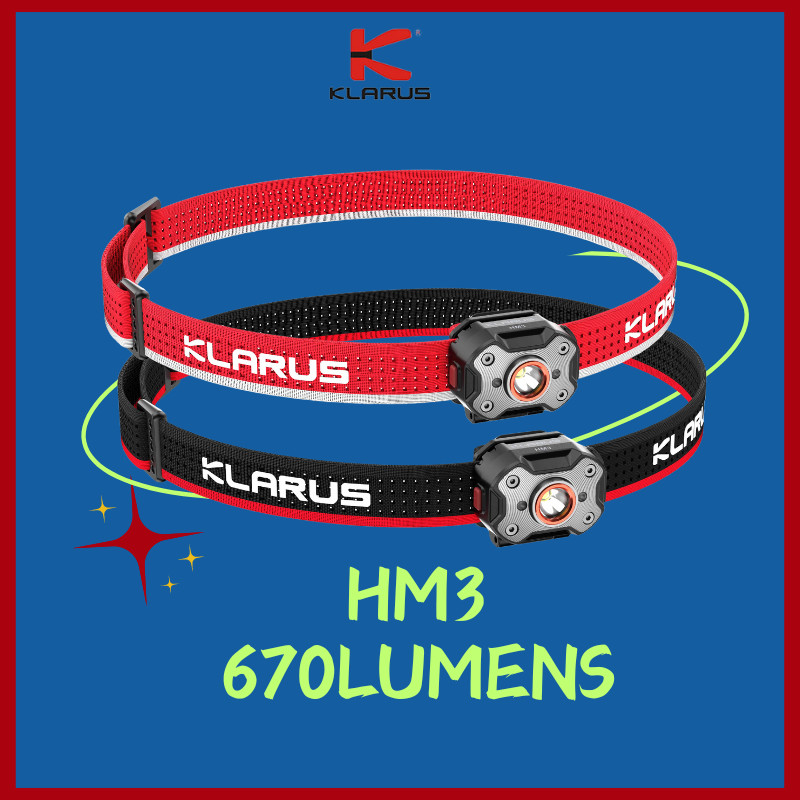 Klarus HM3 Motion Sensor Headlamp 670Lumens Mini USB C Rechargeable ...