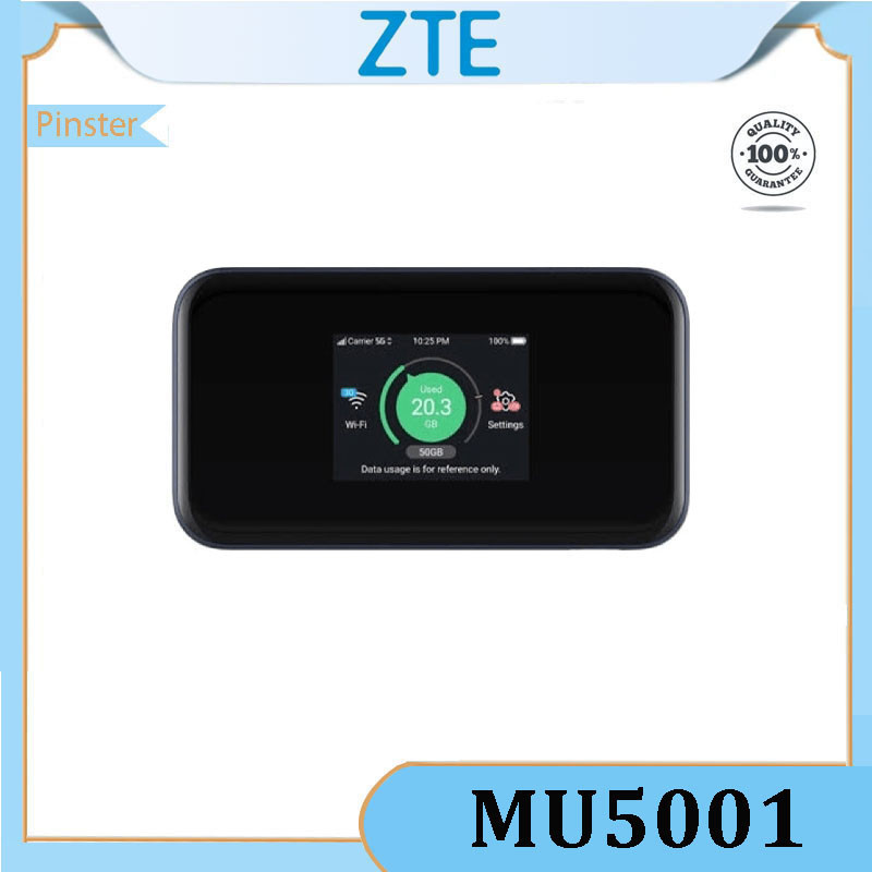 ZTE MU5001 5G Mobile WiFi6 Router Qualcomm SDX55 Support 5G Sub5 technology support up to 32 ...