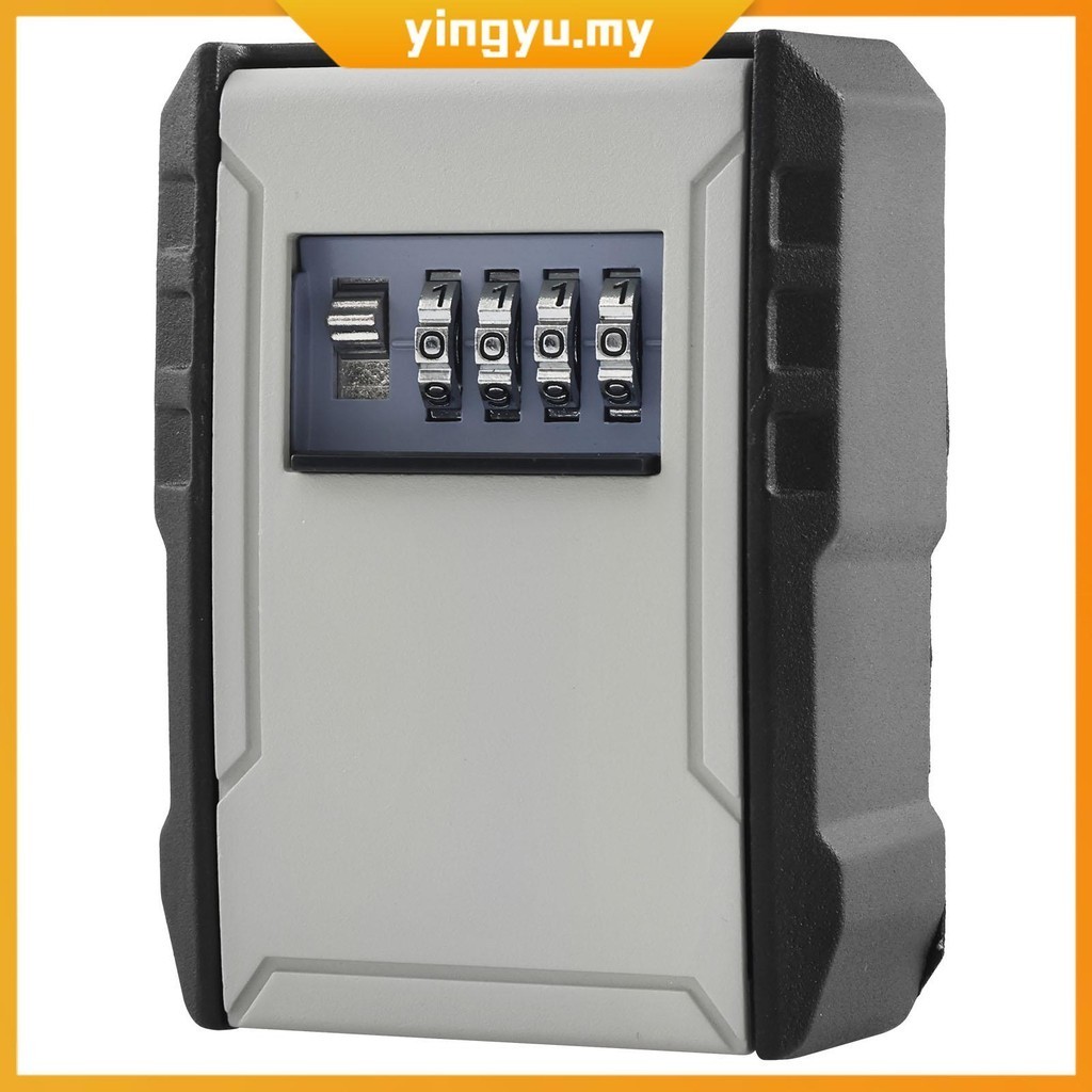 Key Safe Box Wall Mounted Key Lock Safe Box 4 Digit Combination Key Box ...