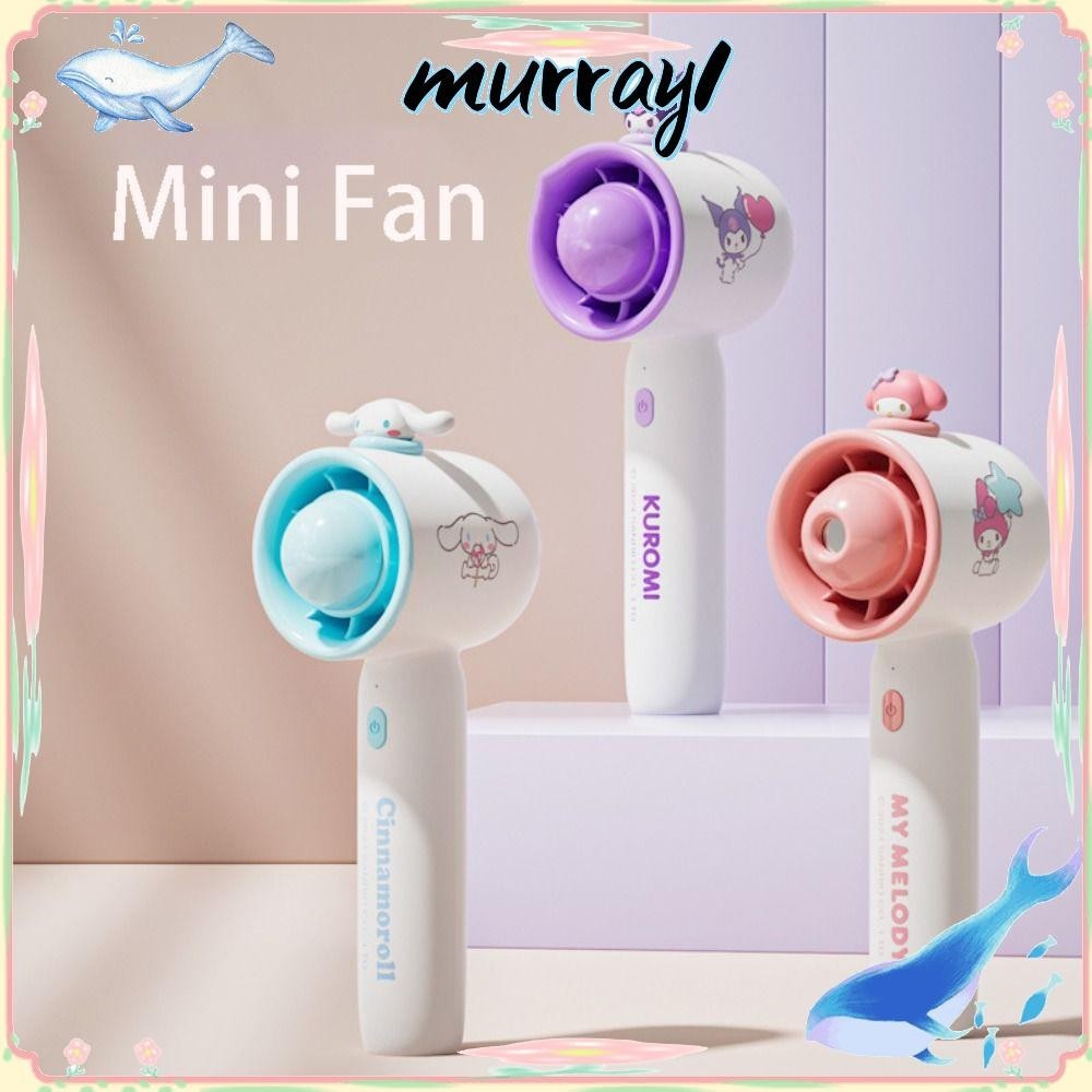 MURRAY1 Rechargeable Fan, Sanrio Melody Desktop Fan, High Quality ...