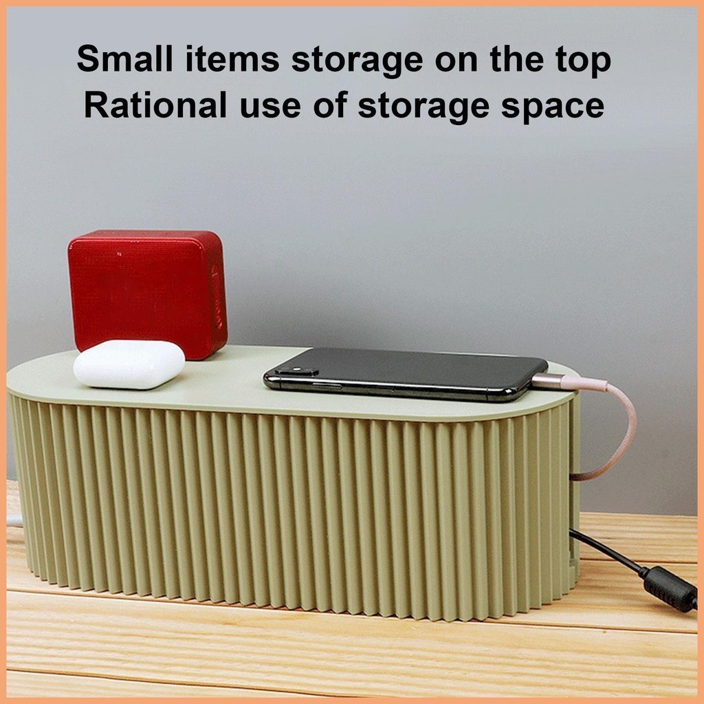 Cable Organizer Box Desktop Cable Organizer Box Desk Cord Organizer ...