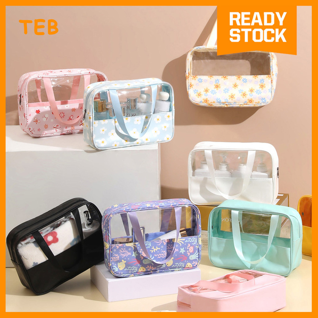 [TEB] Butterfly Love Flower Printed Transparent Modern Waterproof ...