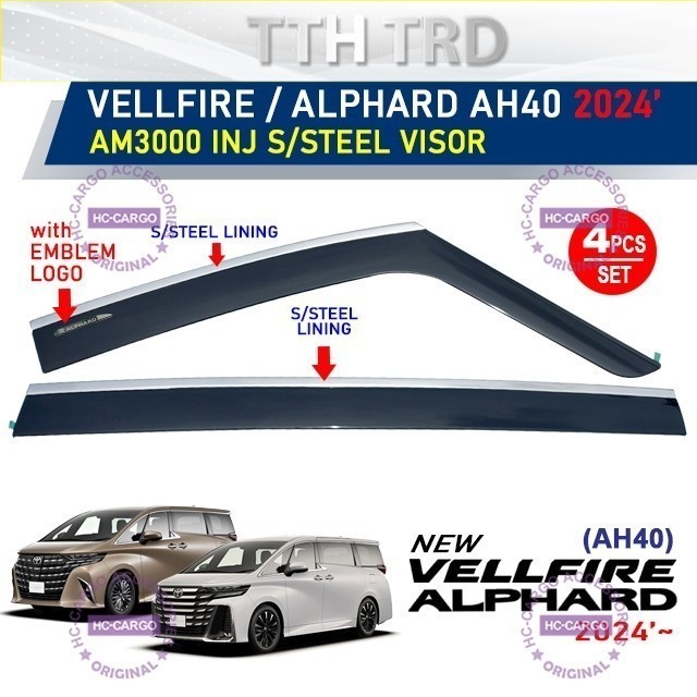 New Toyota Vellfire / Alphard AH40 2024 4rd GEN Japan Style Injection ...