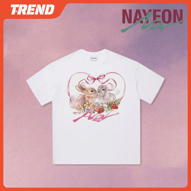 TWICE NAYEON NA POP UP Merch Cotton T-shirt Men's and Women's Plus Size ...
