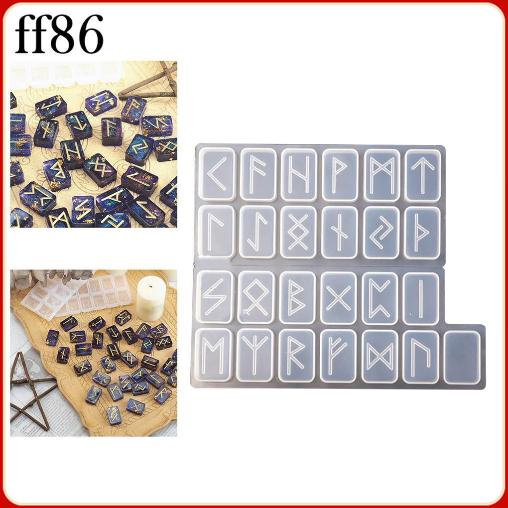 1/2/3/5 Tear-resistant Rune Stone Mold Energy Symbol Mold Reusable ...