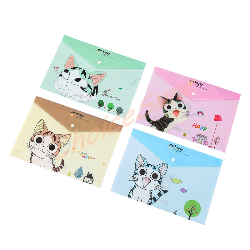 P55 Map A4 Plastic Picture/Button Character Cute Motif waterproof ...