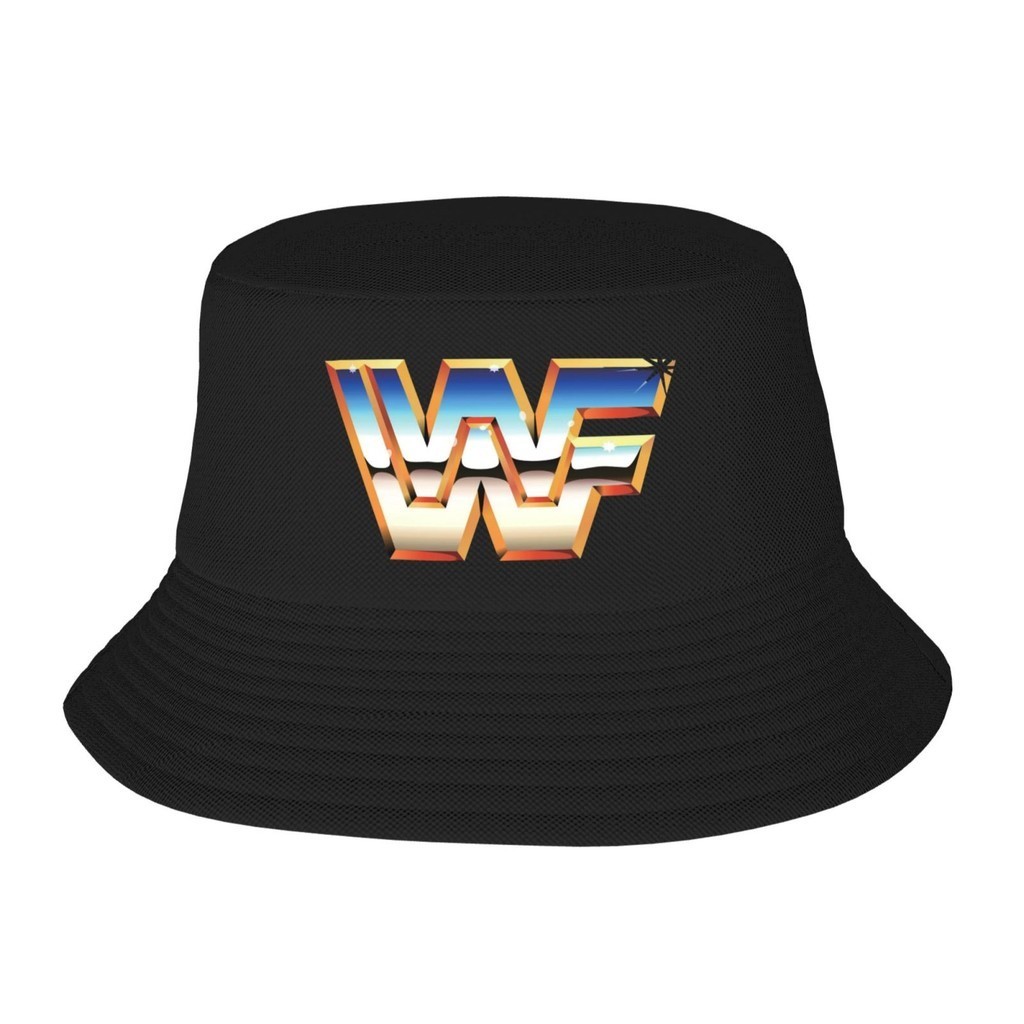Straight World Federation Wwf Logo Retro Eighties Adult Fisherman's Hat ...