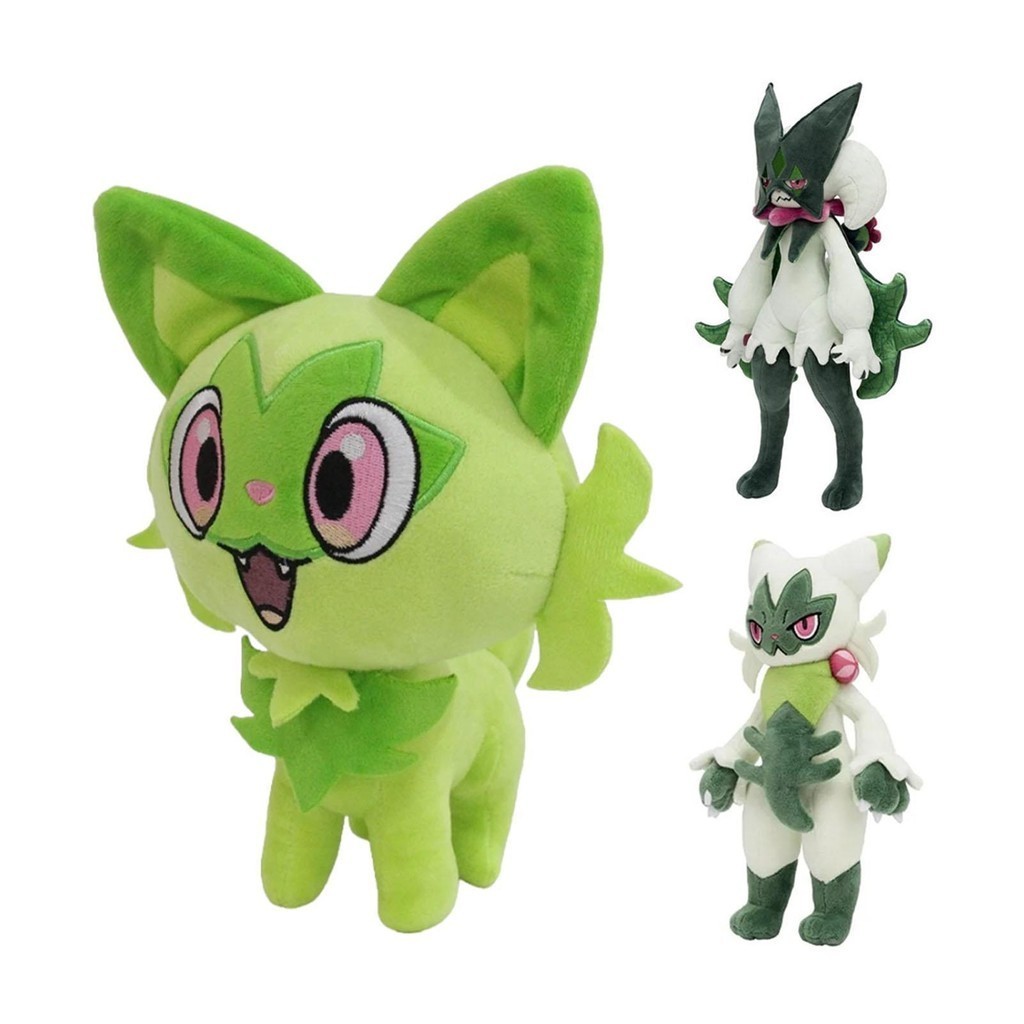 New Pokémon Sprigatito Floragato Evolution Meowscarada Plush Toy ...