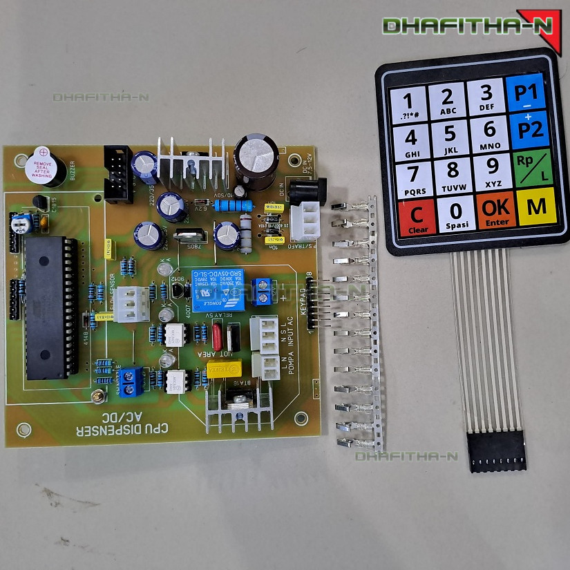 CPU Pom Mini AC/DC Digital Pertamini IC Progam Atmega 16/32 + Laminated ...