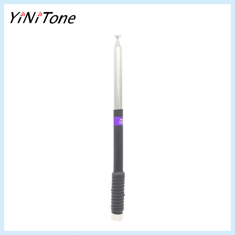 FP10120 Ham Radio VHF 136-174MHz Telescopic Antenna SMA-Male Handheld For Walkie Talkie Yaesu VX ...