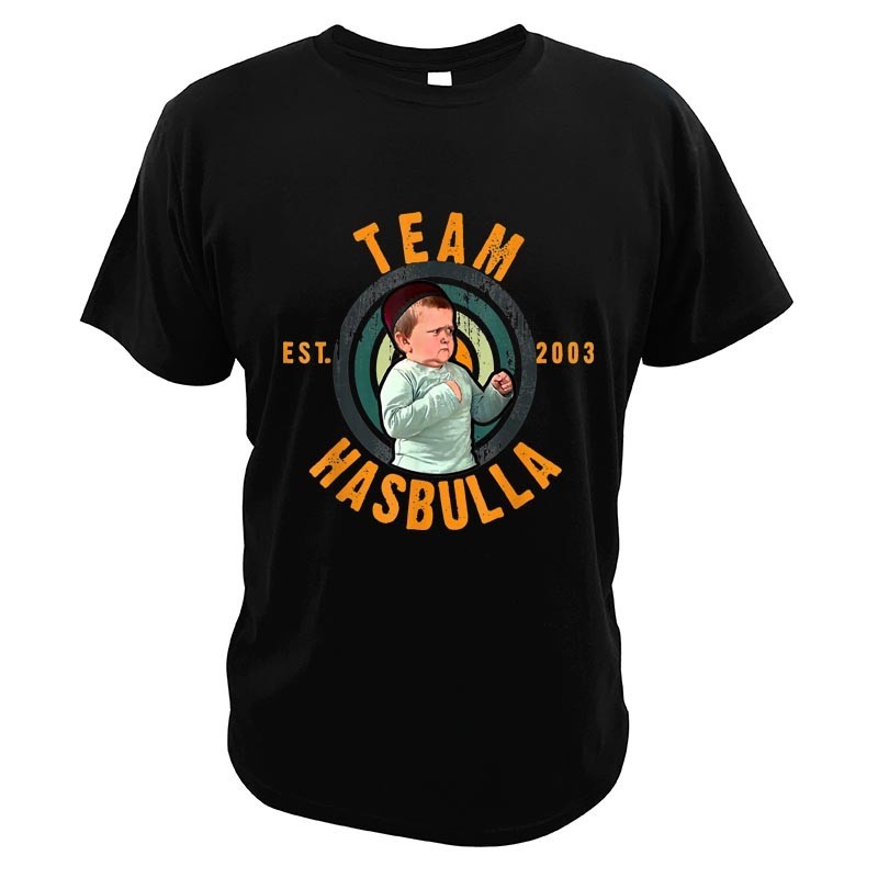 Team Hasbulla Smile Classic T-Shirt Hasbulla Fighting Meme Retro Men's ...