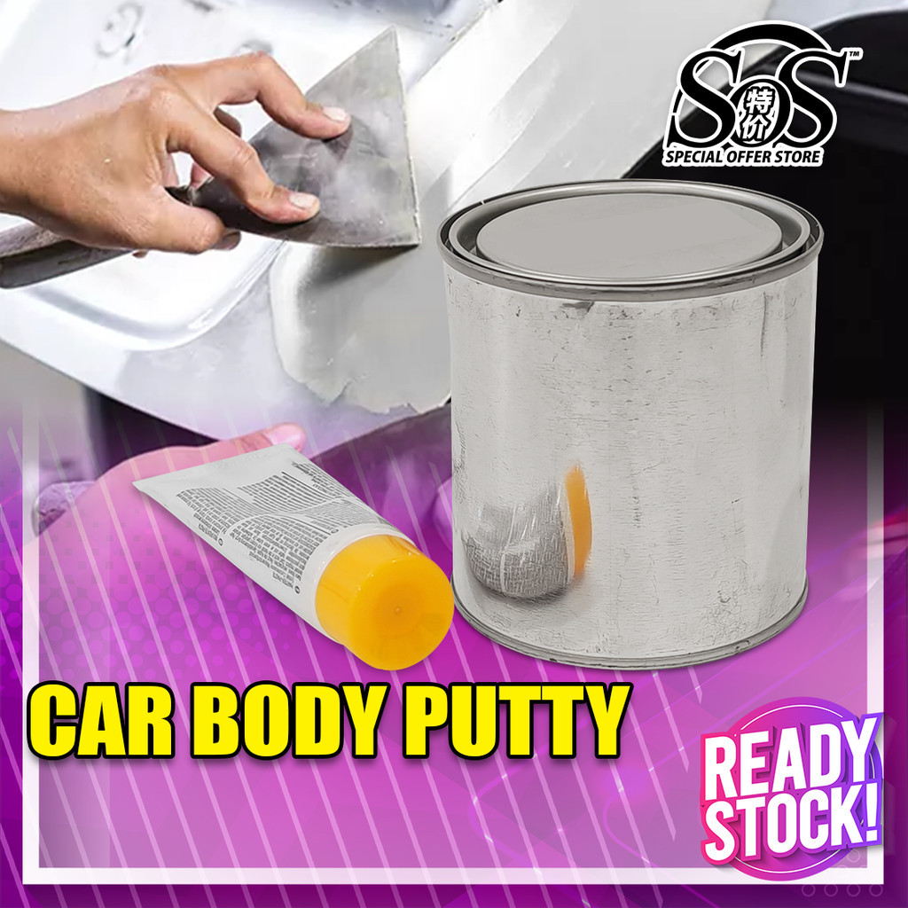Automotive Cement Simen Kereta Car Body Putty + Hardener 0.5KG Grey ...