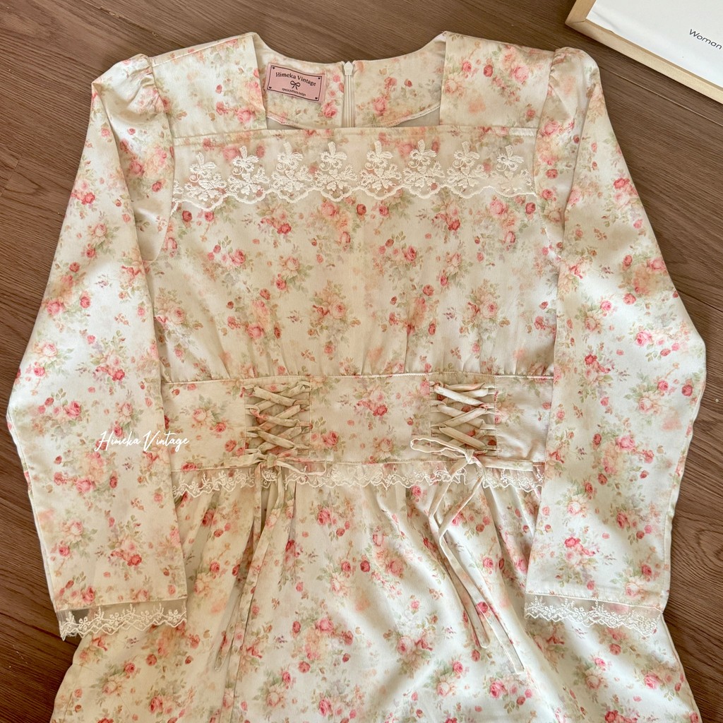 Himeka Vintage - Evarose Dress (special pattern) - Raya Dress - Layered ...