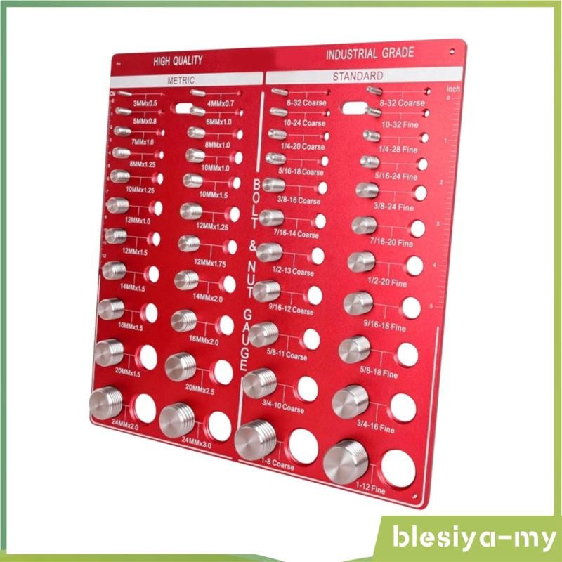 [BlesiyaMY] 44 Holes Thread Checker Professional Wall Mountable Bolt ...