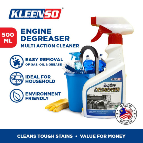 Kleenso Engine Multipurpose Degreaser 500ml - Lap Minyak Krim Pengilat ...