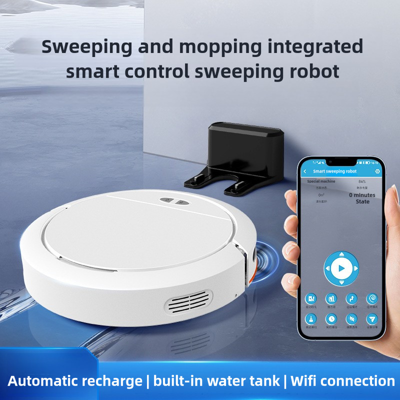 Automatic Loading Intelligent Cleaning Robot 4000 PaHousehold Sweeping ...