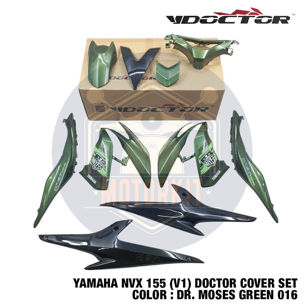 YAMAHA NVX 155 V1 AEROX SPECIAL CUSTOM COLOR BARU BODY COVER SET MOSES ...