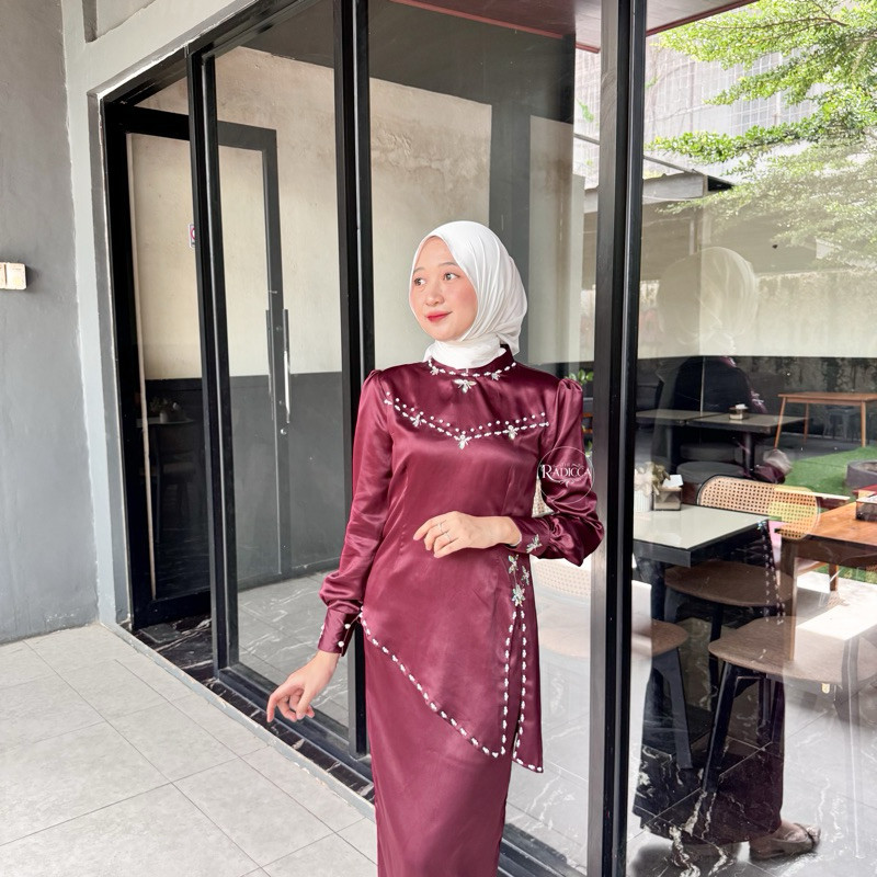 -INT- Allura One Set Baju Kurung Melayu Satin and Songket is Jumbo-INT ...