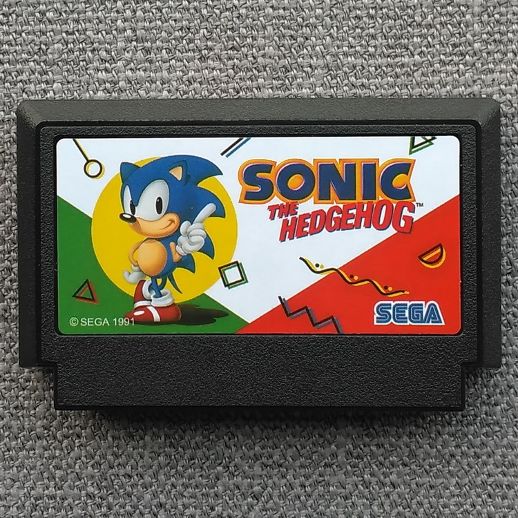 Fc Red White Console Game Card Ultrasonic The Hedgehog | Shopee Malaysia