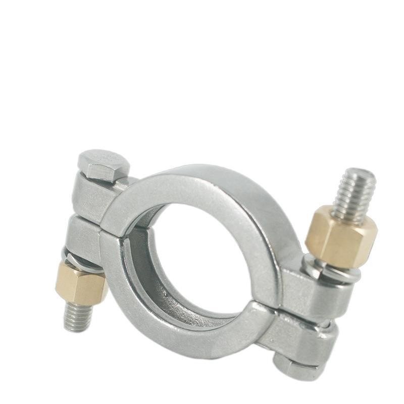 304 Stainless Steel High Pressure Clamp Sanitary Grade Fixed Pipe Hoop ...