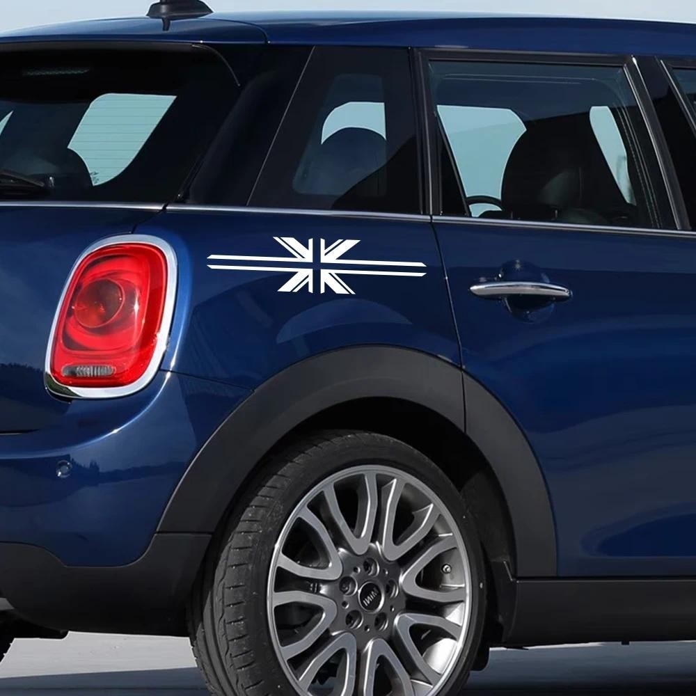 Car Body Side Stickers Union Jack Tuning Decor Decal For Mini Cooper S ...