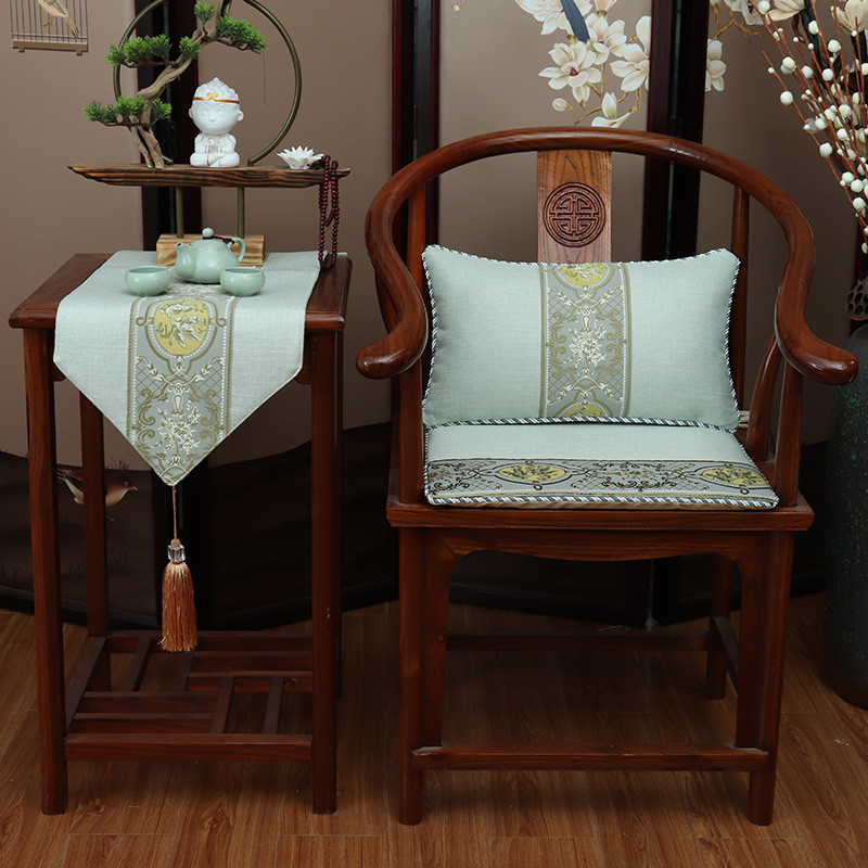 Perabot Kayu Merah Gaya Cina Kerusi Sofa Kusyen Bantal Sandaran B ...