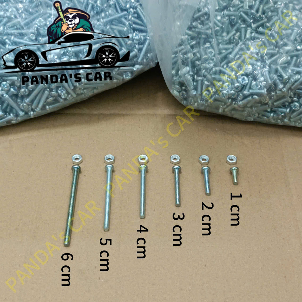 (Bag Of 100c) Screws and bolts + Ecu to fix specialized led ball lights ...