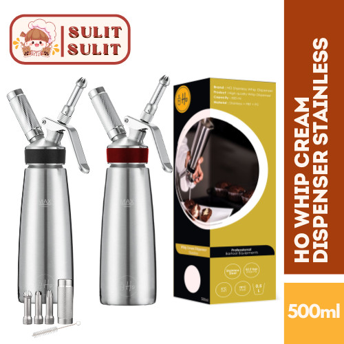500ml HO Stainless Whip cream dispenser / Whip Cream Dispenser / Frappe Milktea Smoothie ...