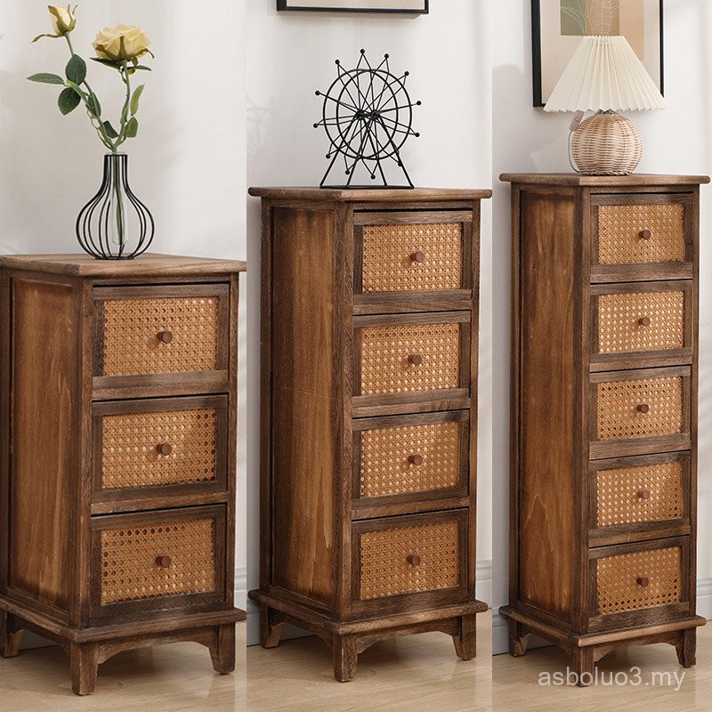 Bedroom Gap 30cm Solid Wood Mini Small Locker Narrow Side Cabinet ...