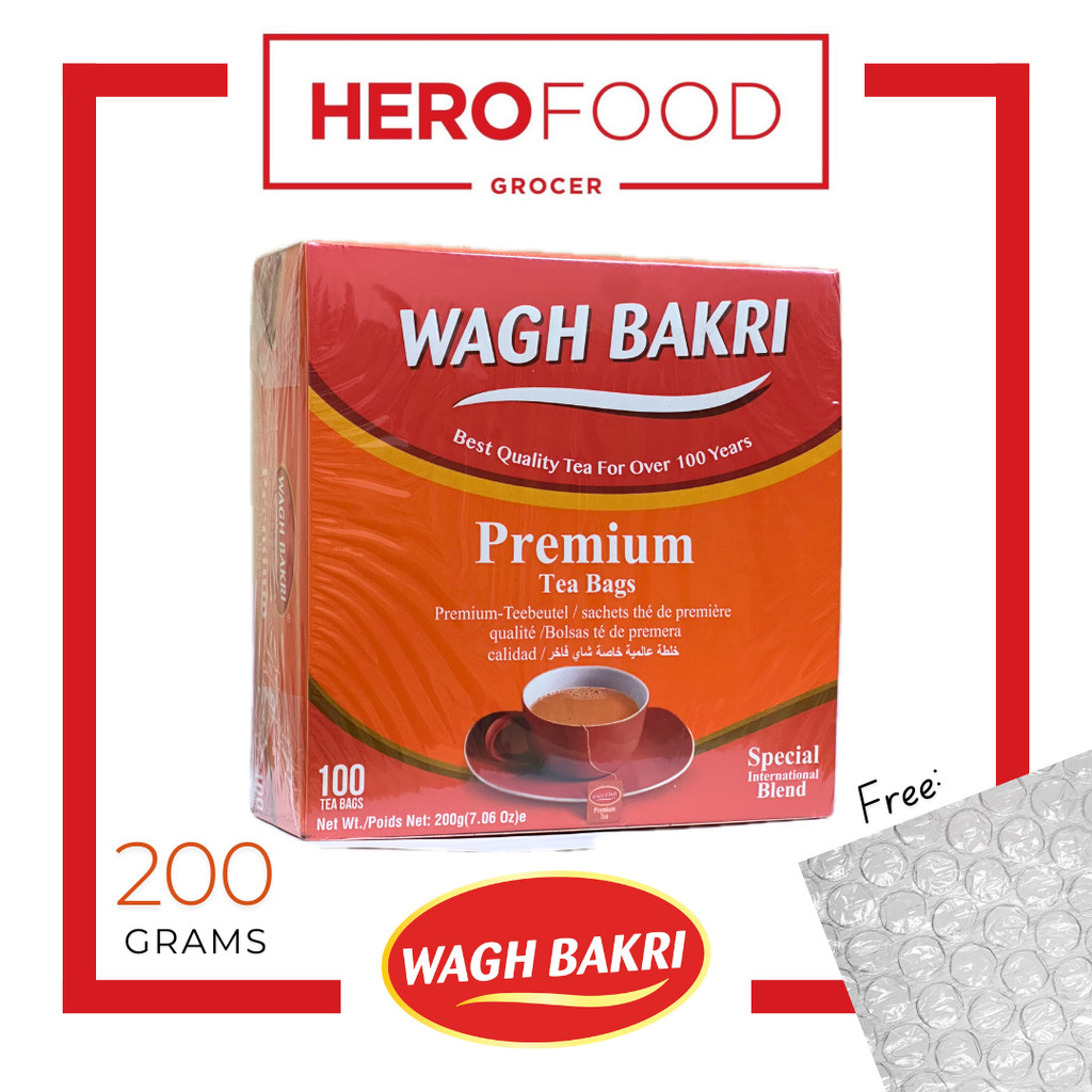 WAGH BAKRI Premium Tea Bags 200g | Shopee Malaysia