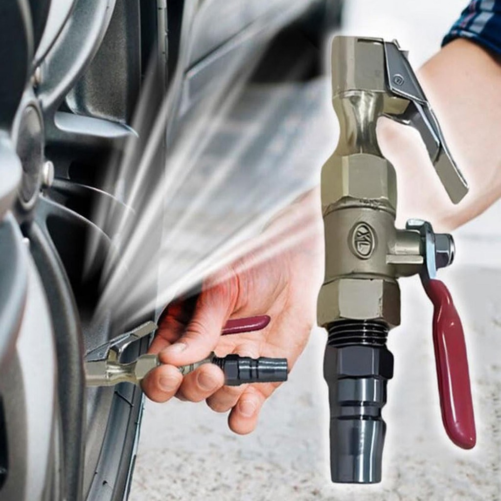 Tire Valve Air Chuck Quick Inflation Connective Chuck with Clip ...