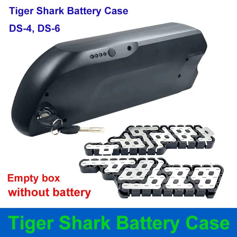 Tiger Shark Battery Case DS-4 DS-6 Empty Box 10S4P 13S5P Nickel Strip ...