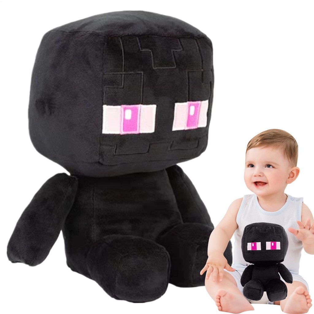 Minecraft Sitting Enderman Game Plushie Plush Doll Stuffed Animal ...